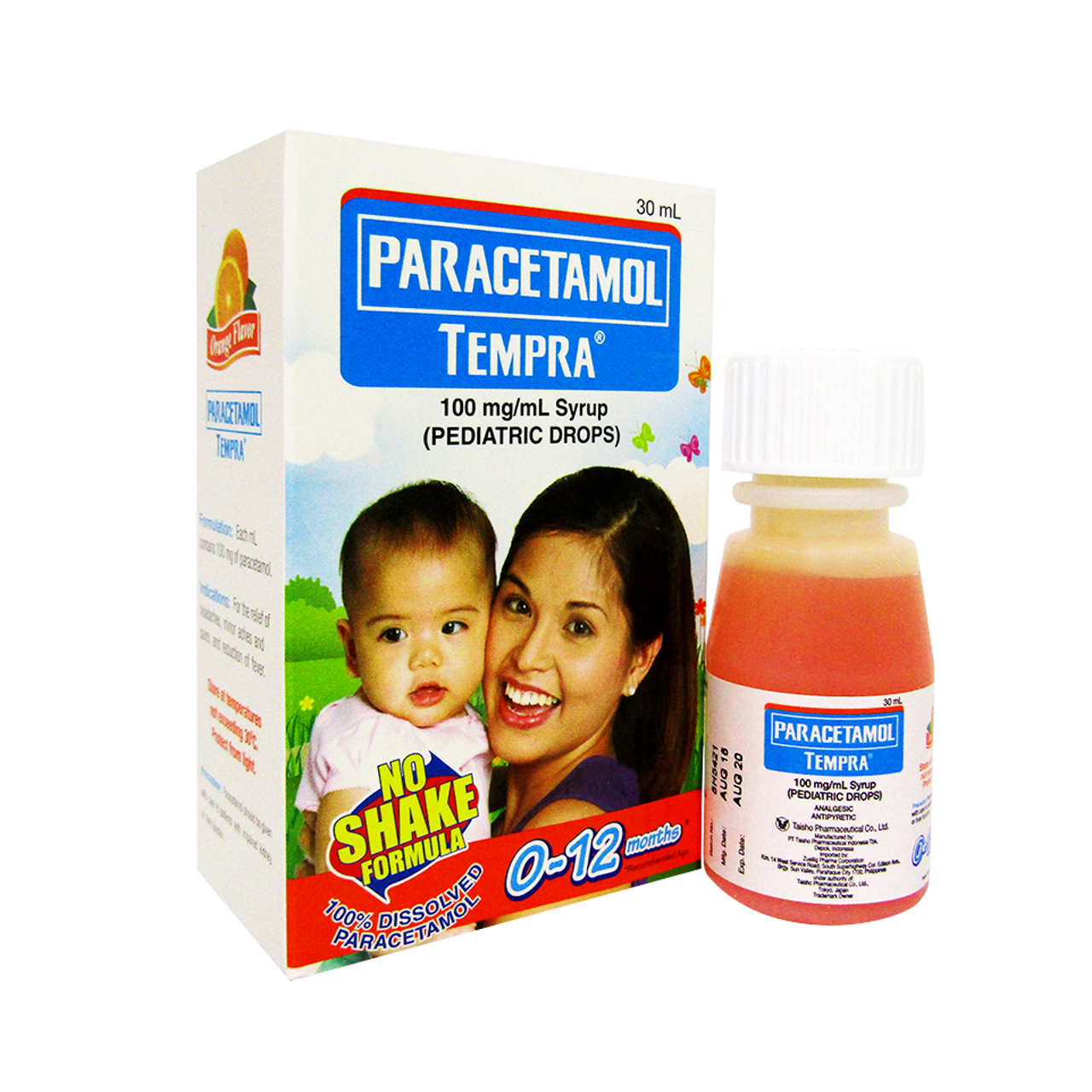 TEMPRA Paracetamol 100mg / mL Syrup (Pediatric Drops) 30mL Orange price ...